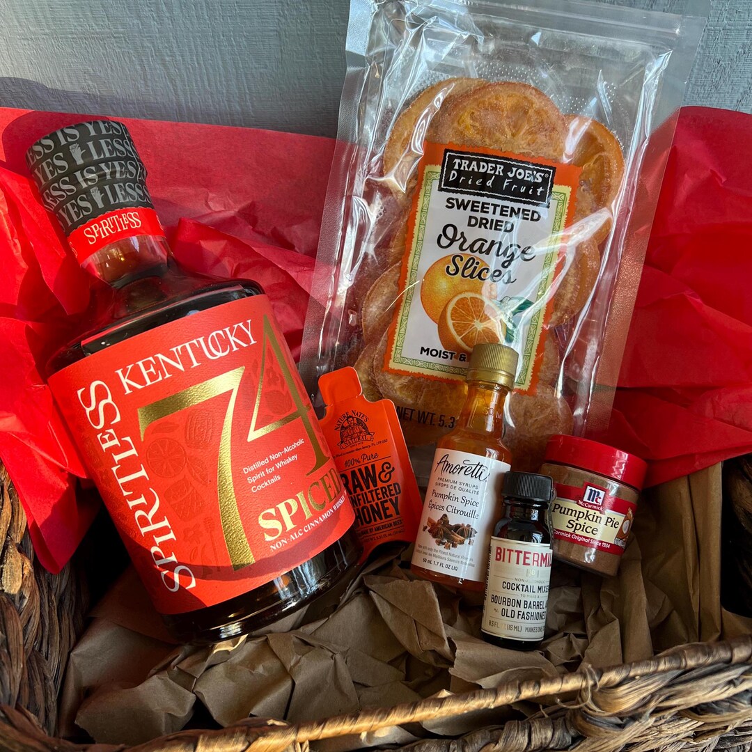 Mother's Day Mocktail Kit With Kentucky 74 Spiced NA Whiskey, Salted ...