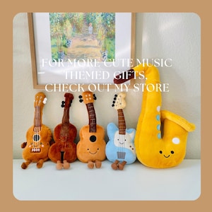 Cello Plush Toy, Guitar Plush Toy, Music Note Plush Toy: Music ...