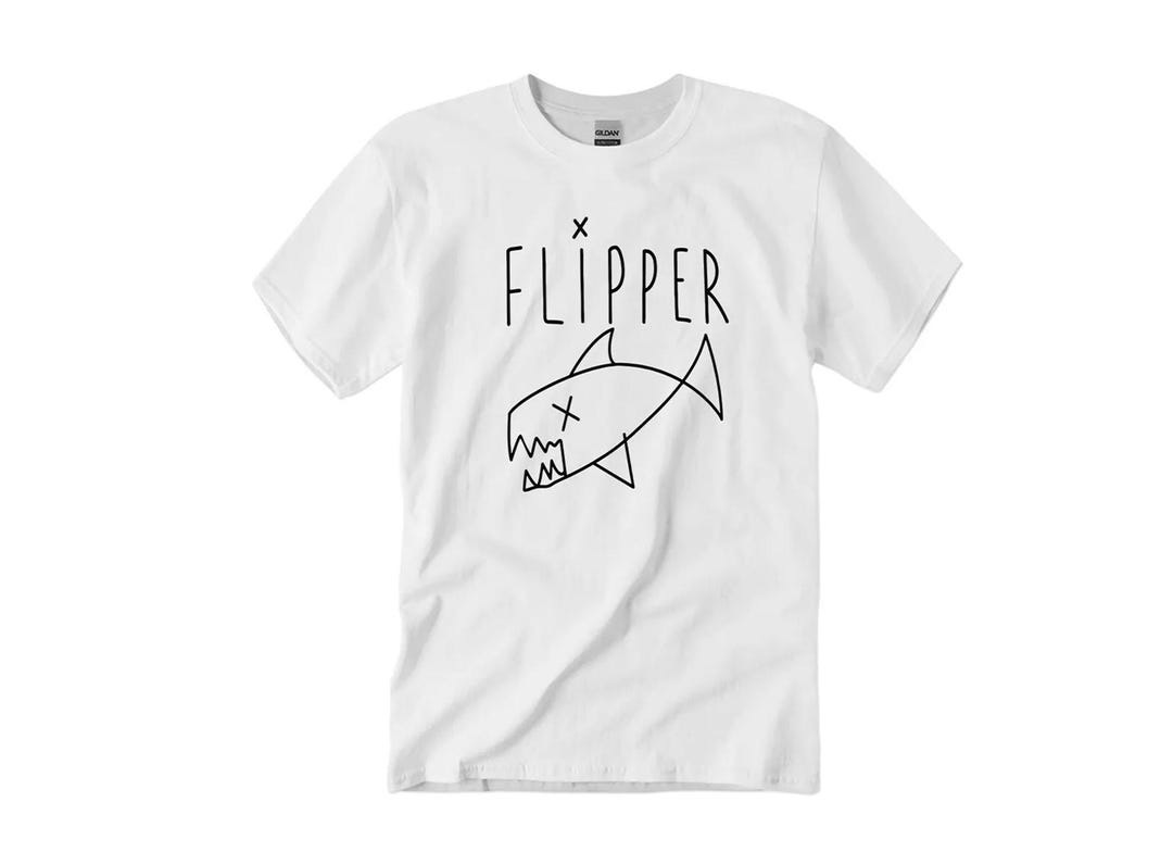 Flipper Retro Classic Design Grunge Rock | Youth & Adult Unisex Tee ...