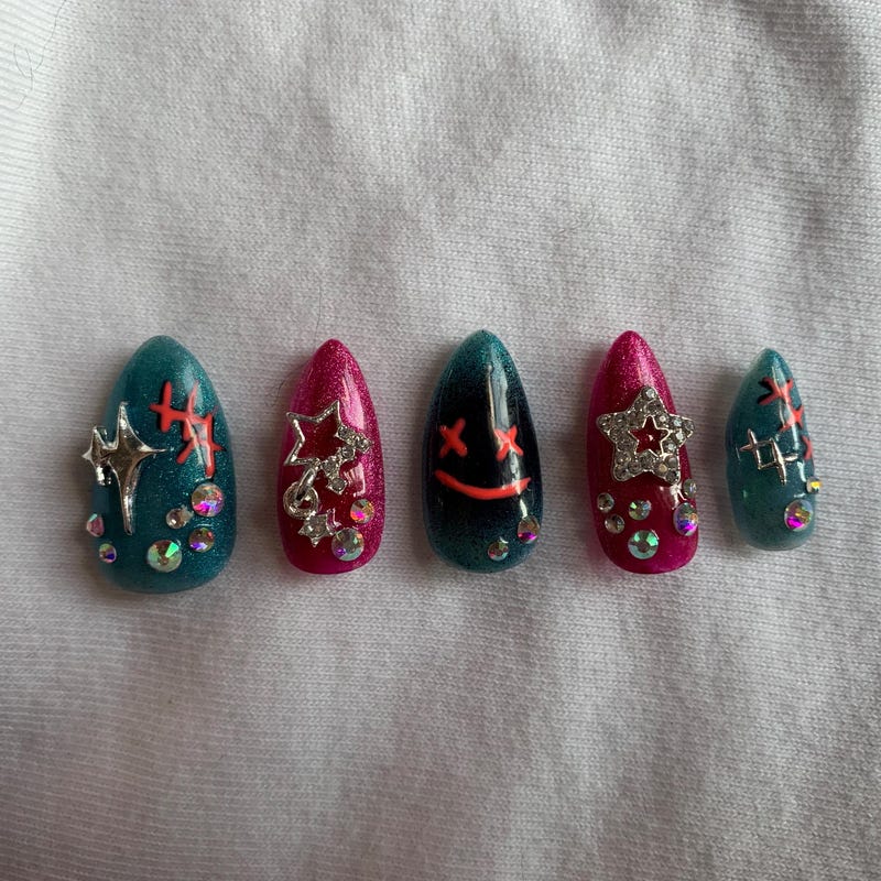 Jinx Nails Arcane - Etsy