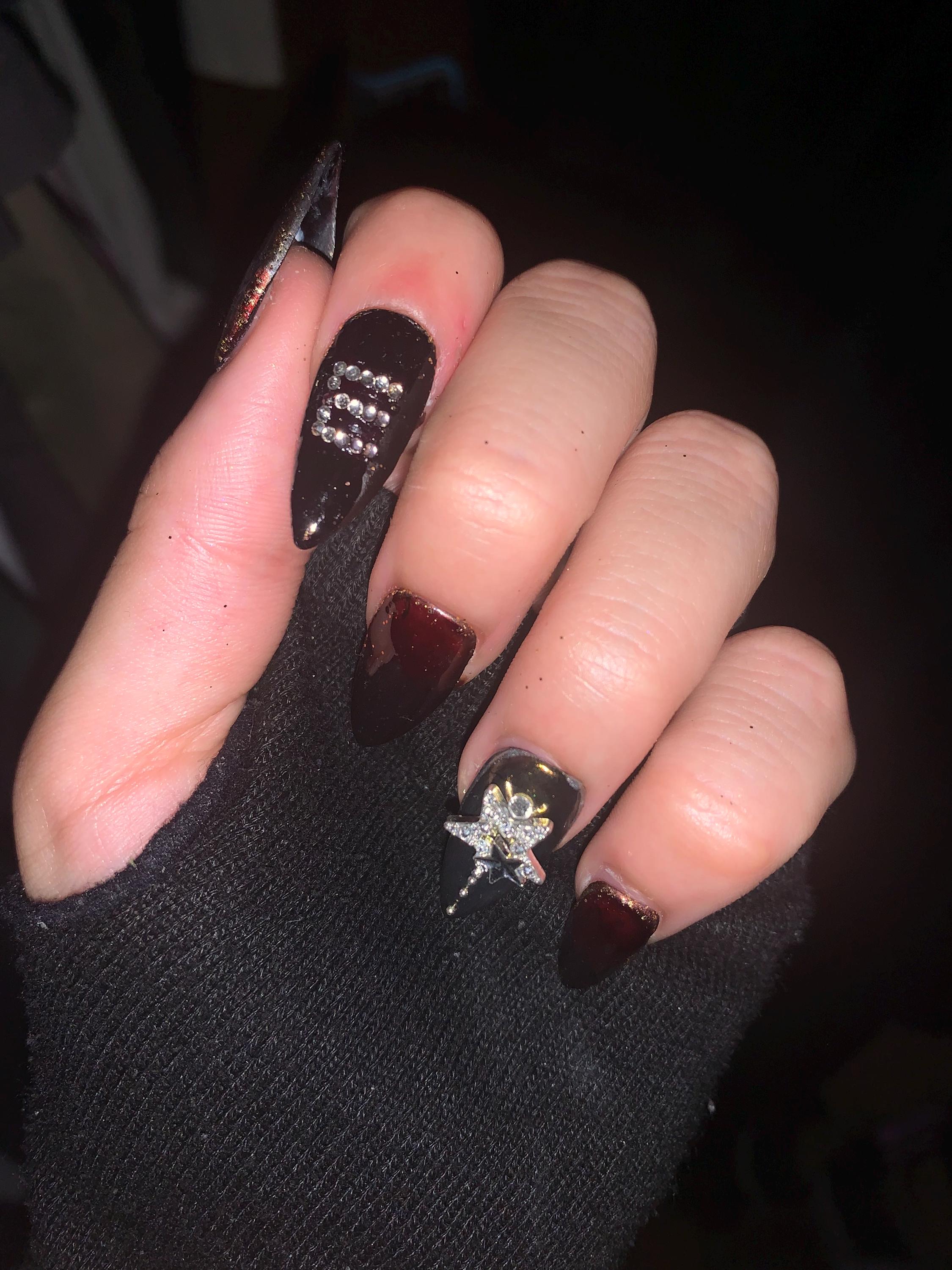 Eminem Slim Shady Inspired Grunge Press on Nails/y2k Trendy Pop Culture ...