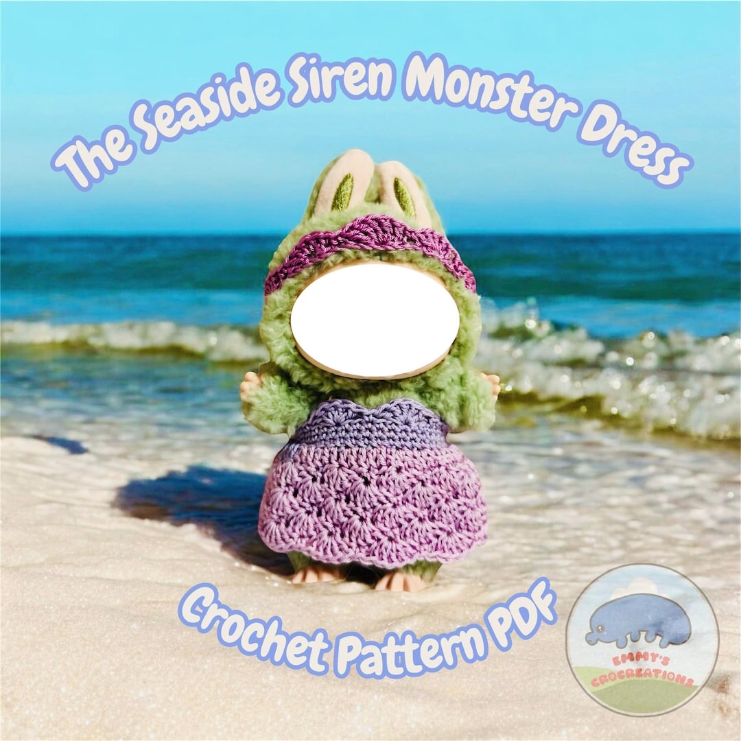 The Seaside Siren Monster Dress PDF Crochet Pattern - Etsy