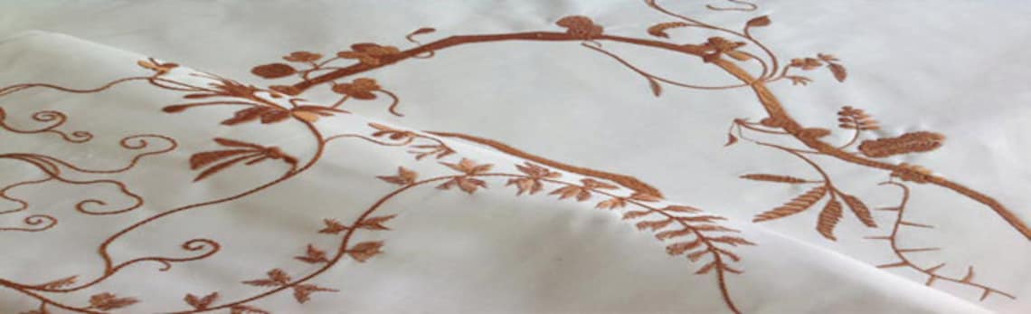 Embroidered Sheets Custom Embroidery Botanical on Own Sheets - Etsy