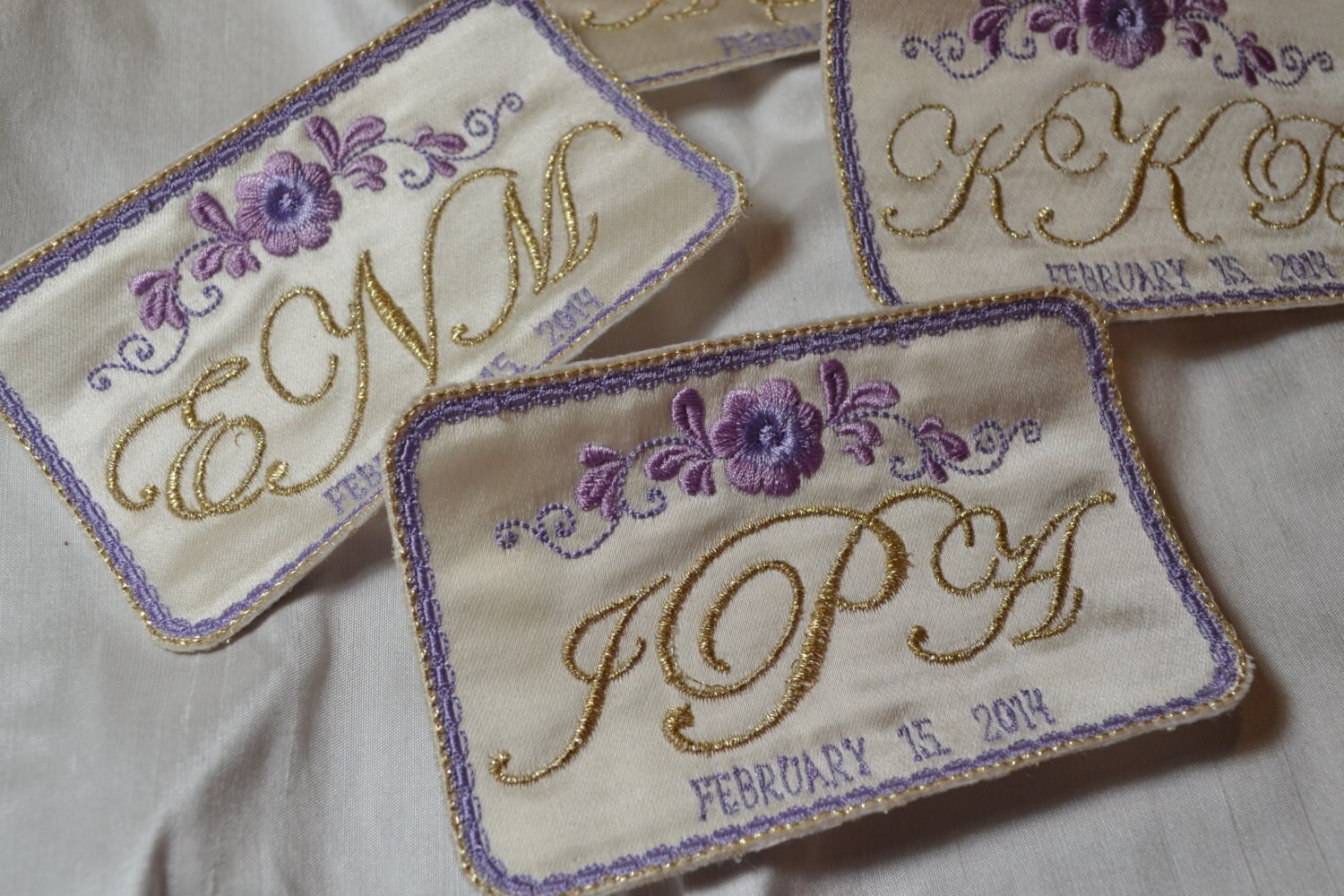 Wedding Dress Label Patch Custom Embroidered Wedding Dress Patch ...