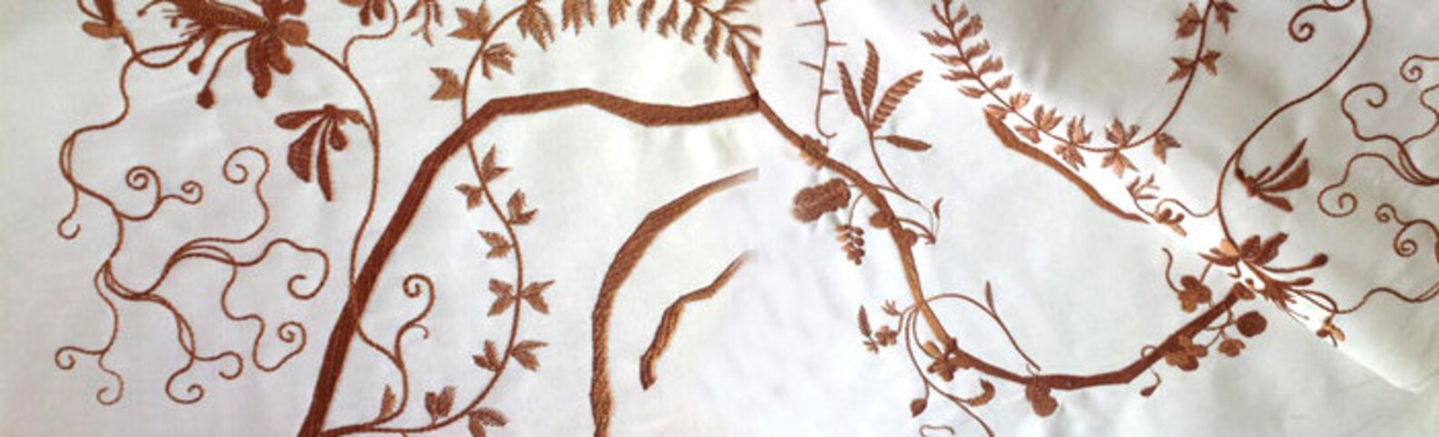 Embroidered Sheets Custom Embroidery Botanical on Own Sheets - Etsy
