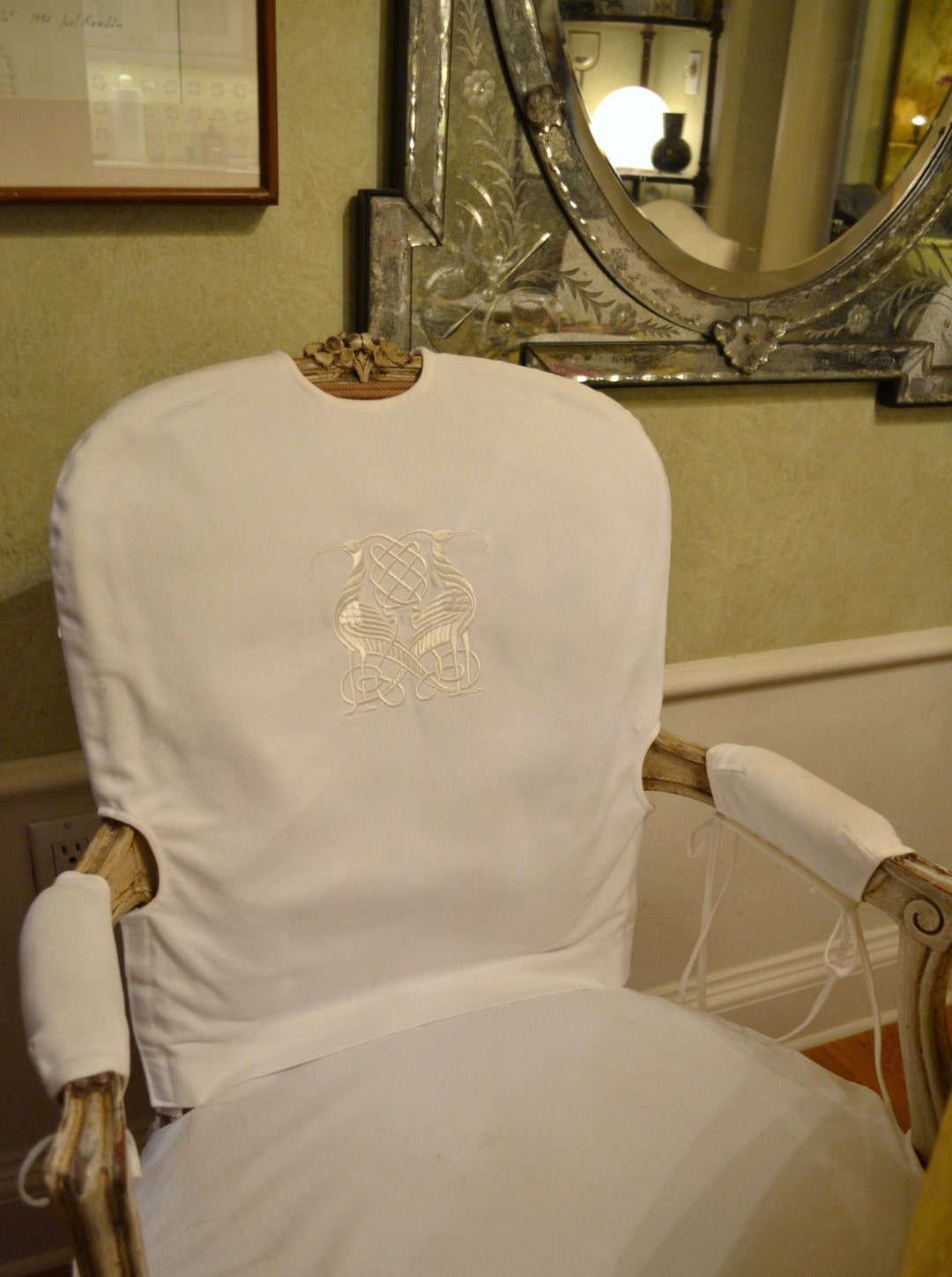 Embroidered Chair Back This Listing is for EMBROIDERY ONLY Custom ...