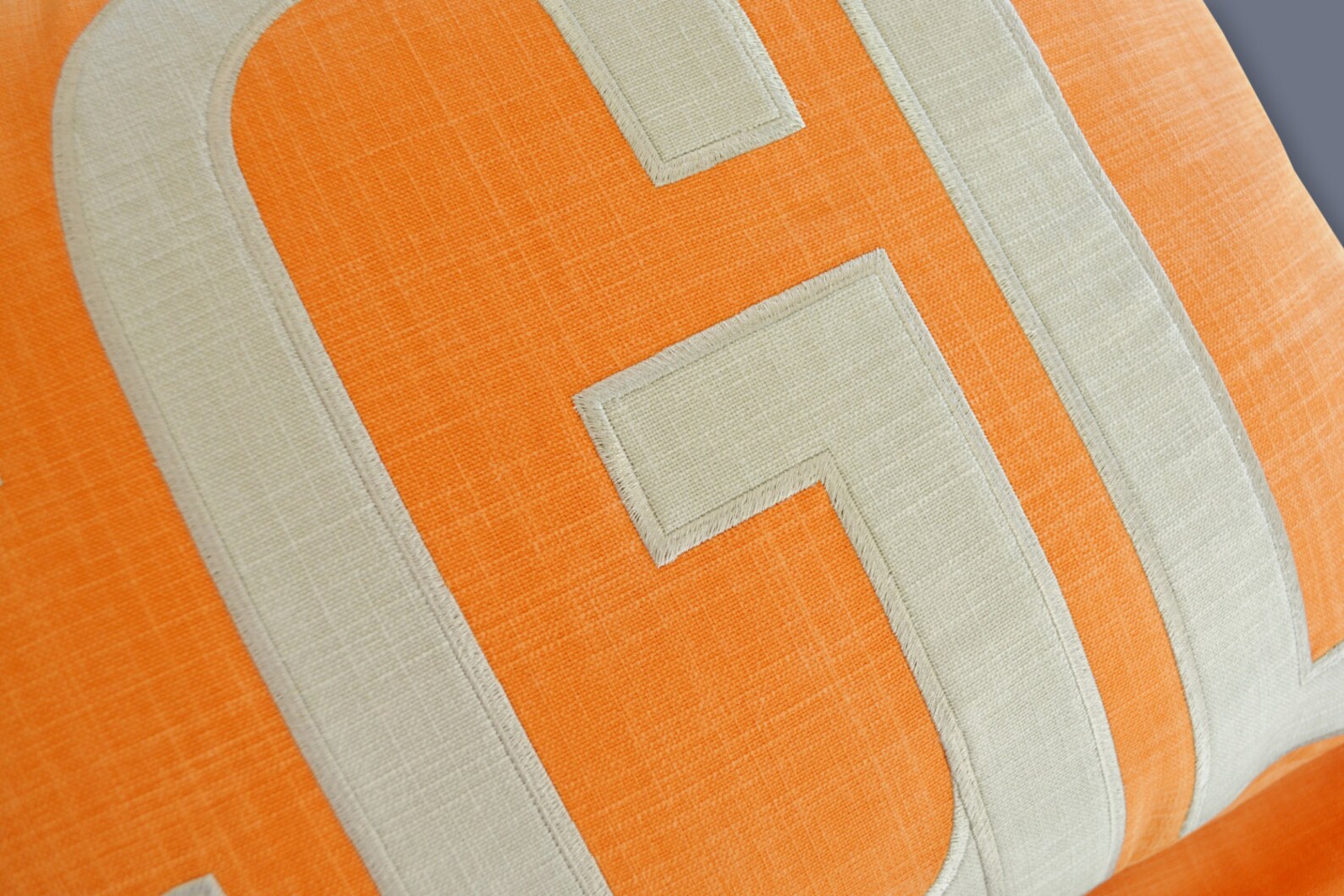 Custom Embroidered Monogram Applique Oversize Any Fabric Any - Etsy