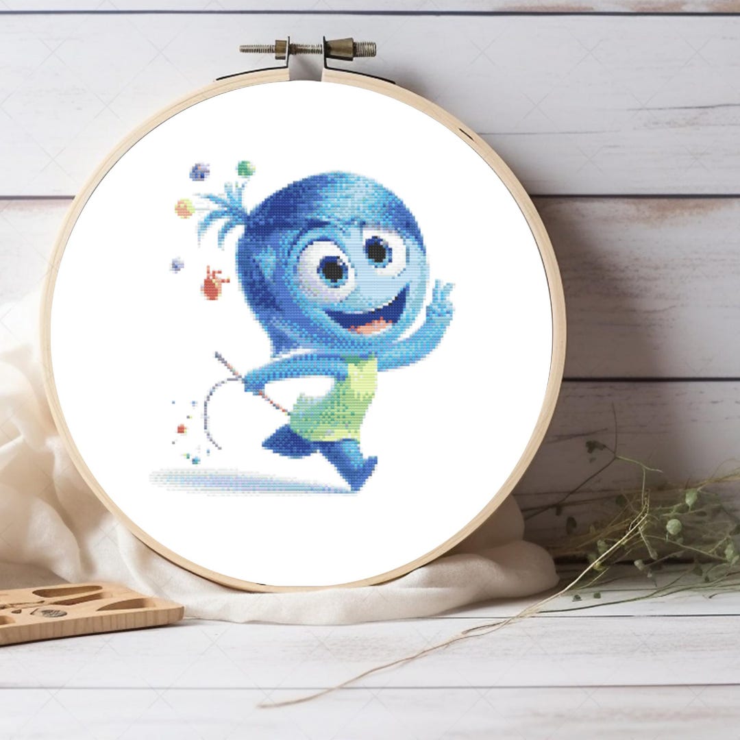 Inside Out Cross Stitch Pattern, for Kids Room Decor, for Nursery Decor ...