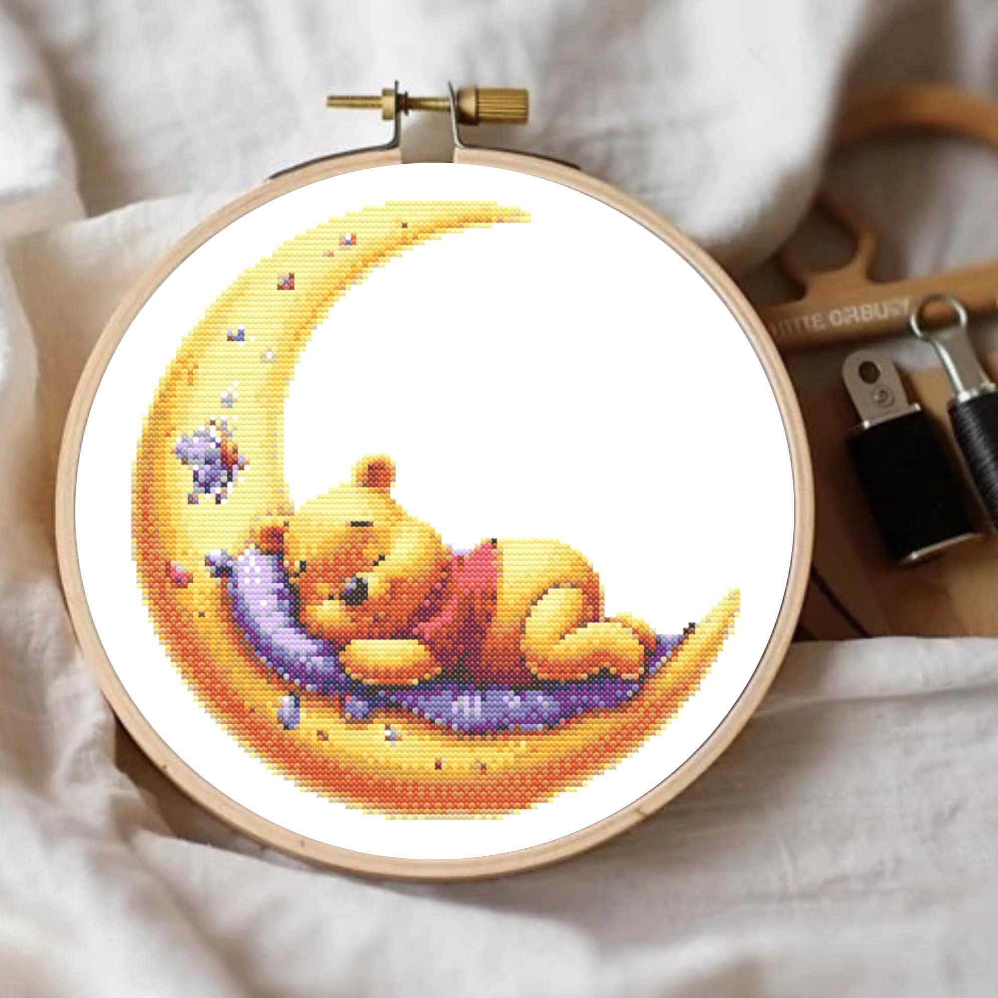 Cute Winnie the Pooh Cross Stitch Pattern - Sweet Winnie Pooh Cross ...