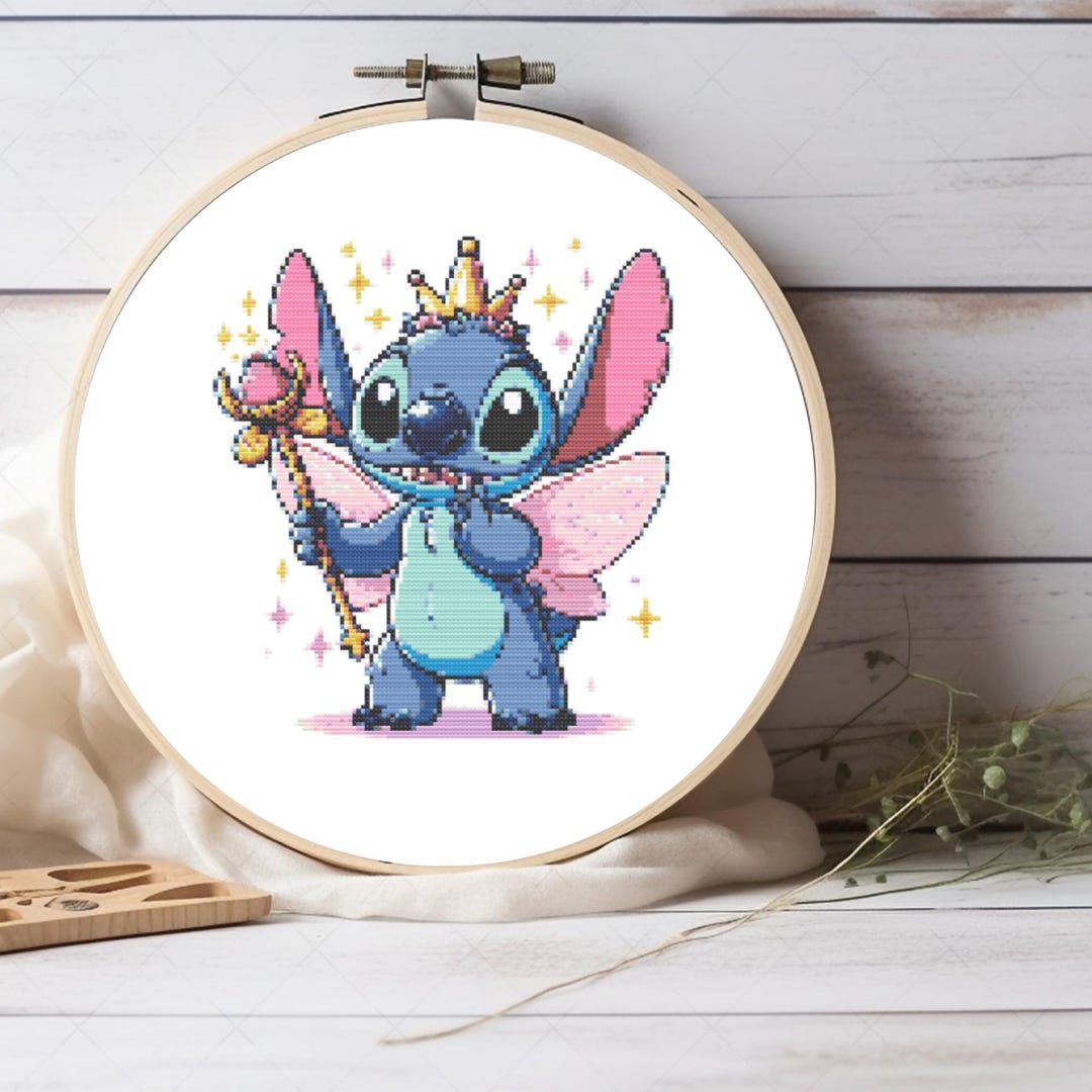 Cute Stitch Cross Stitch Pattern | Nursery Decor Wall Art | Easy ...