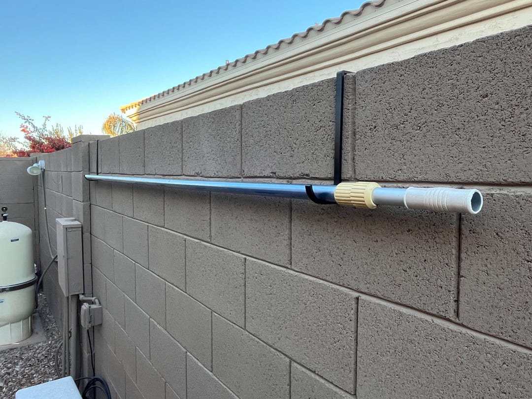 Blockmount Cinder Block Hooks for Pool Pole, 3.8inch PACK OF 2 - Etsy