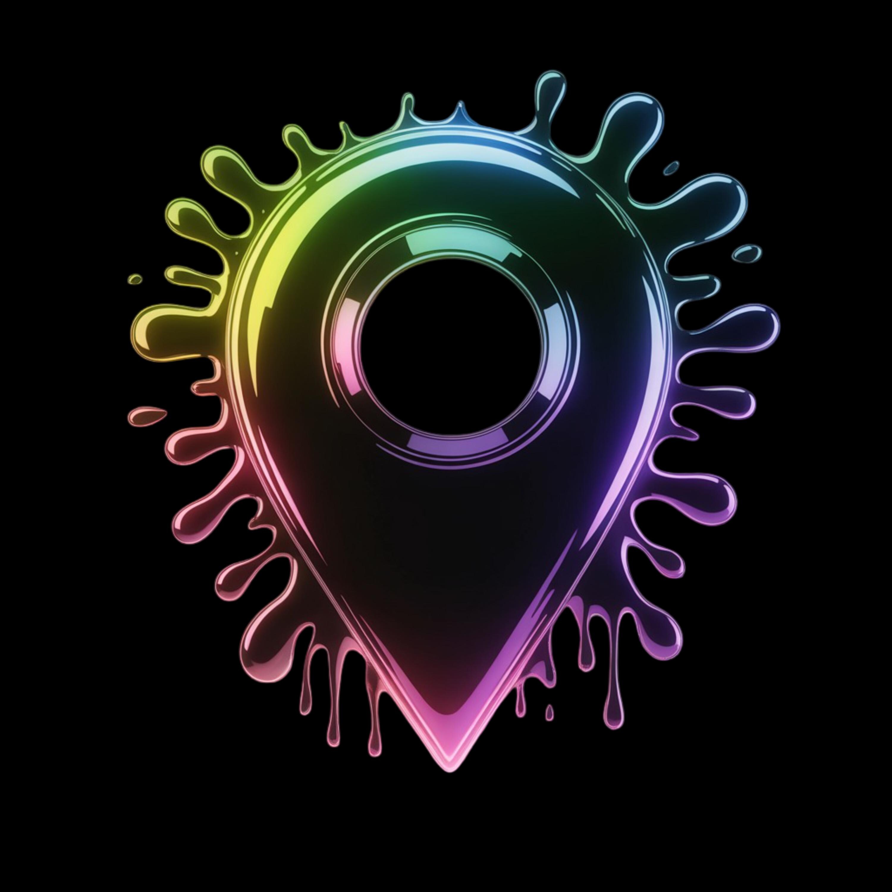 Neon Drip Symbols PNG Bundle: Minimalist Icons for T-shirts (instant ...
