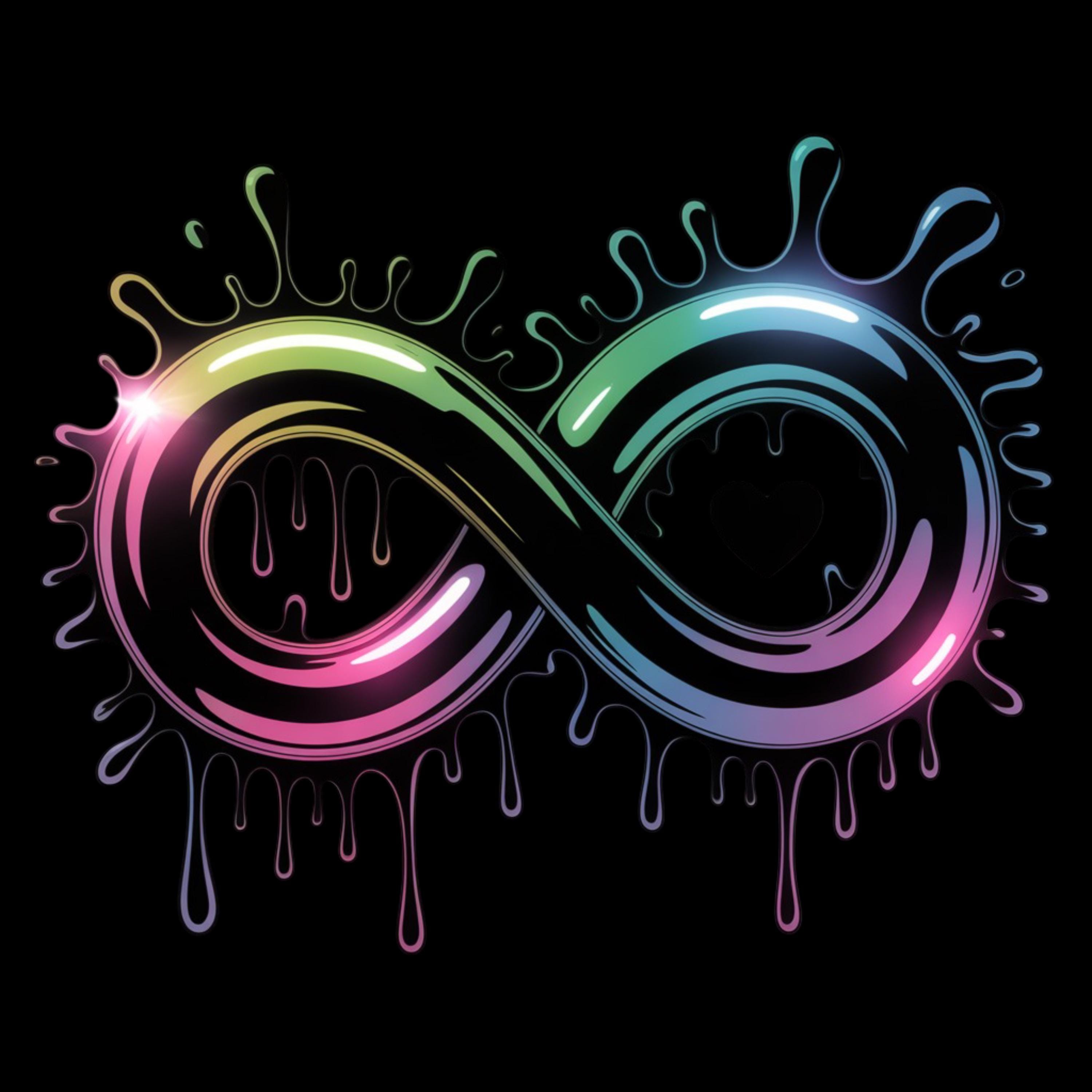 Neon Drip Symbols PNG Bundle: Minimalist Icons for T-shirts (instant ...
