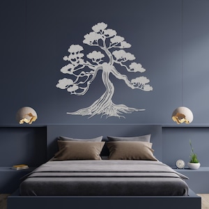 Rustic African Acacia Tree Metal Art,unique Home Decor,bonsai Wall ...