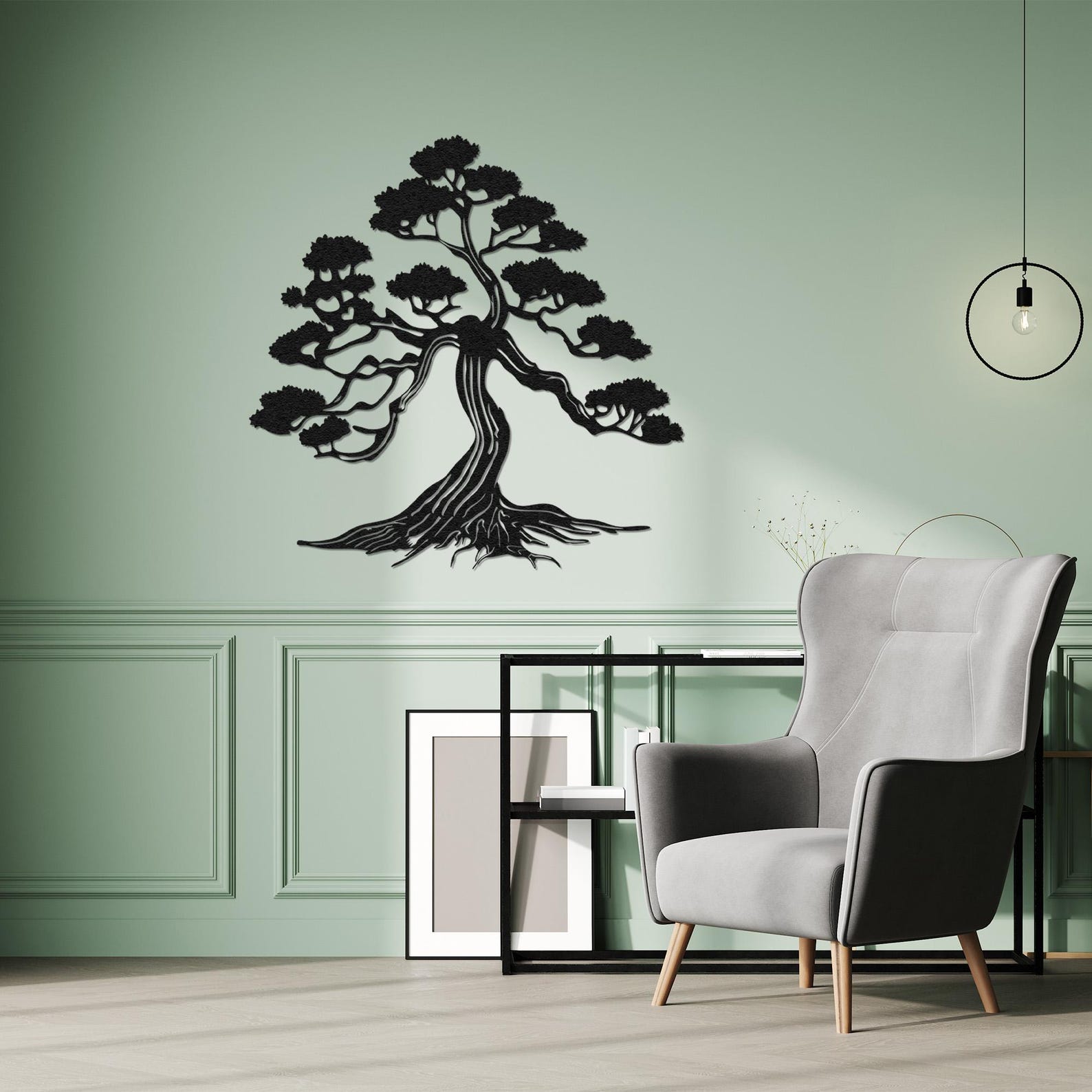 Rustic African Acacia Tree Metal Art,unique Home Decor,bonsai Wall ...