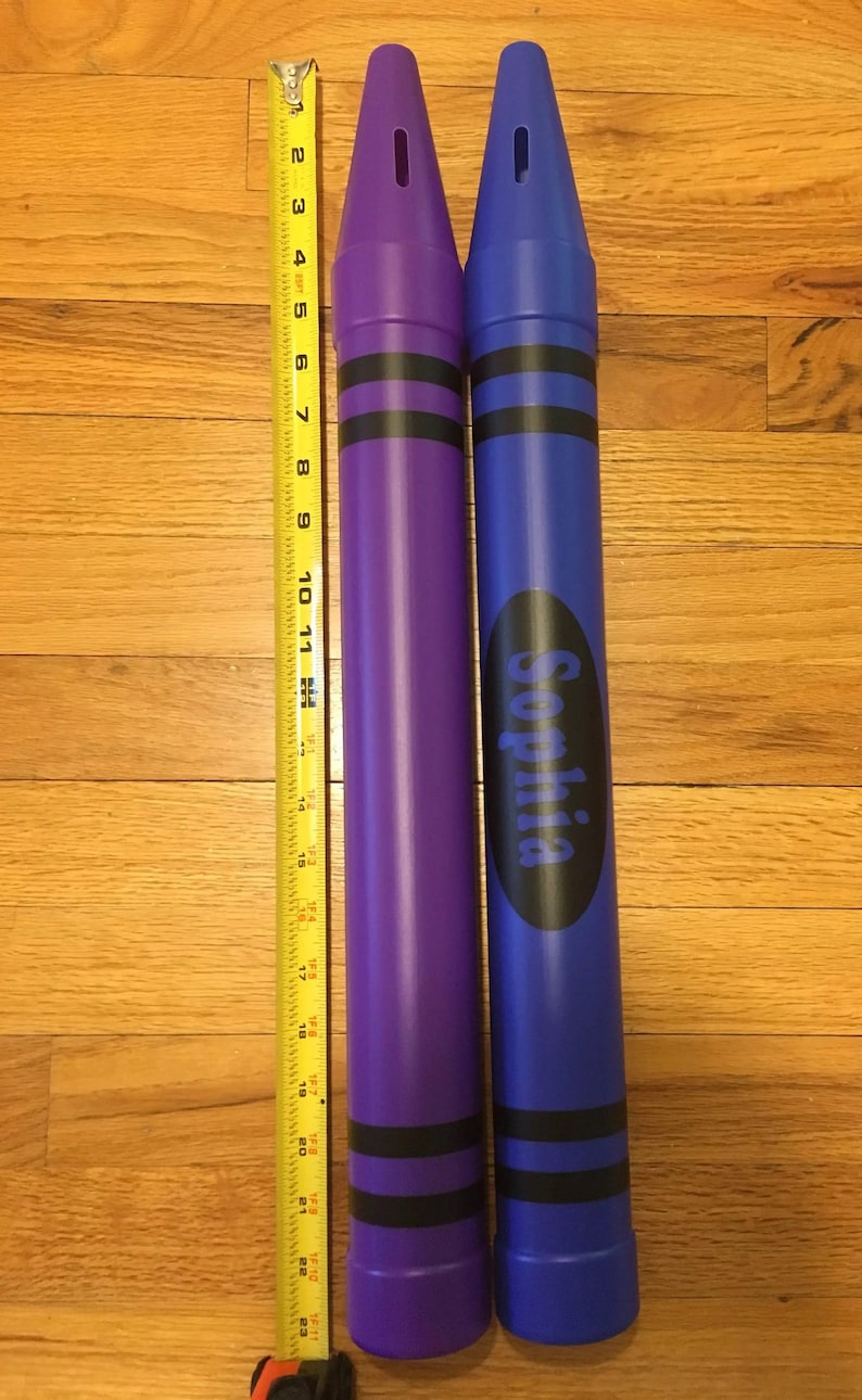 Personalized Crayon Piggy Bank - Etsy