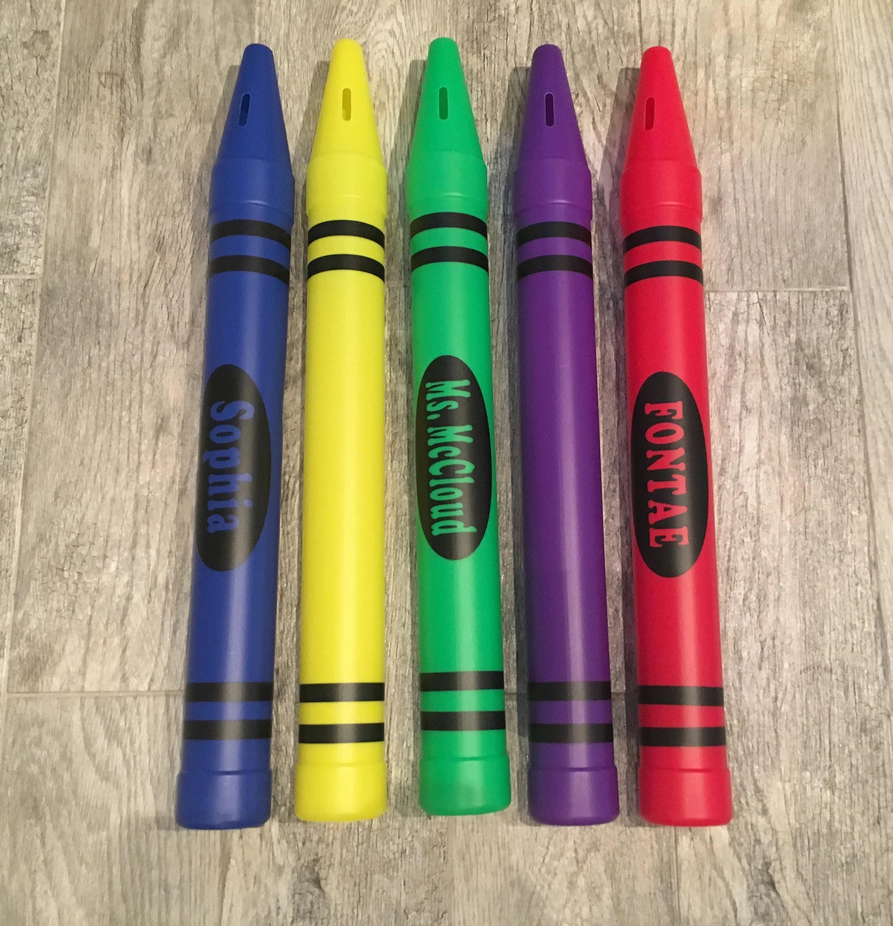 Personalized Crayon Piggy Bank - Etsy