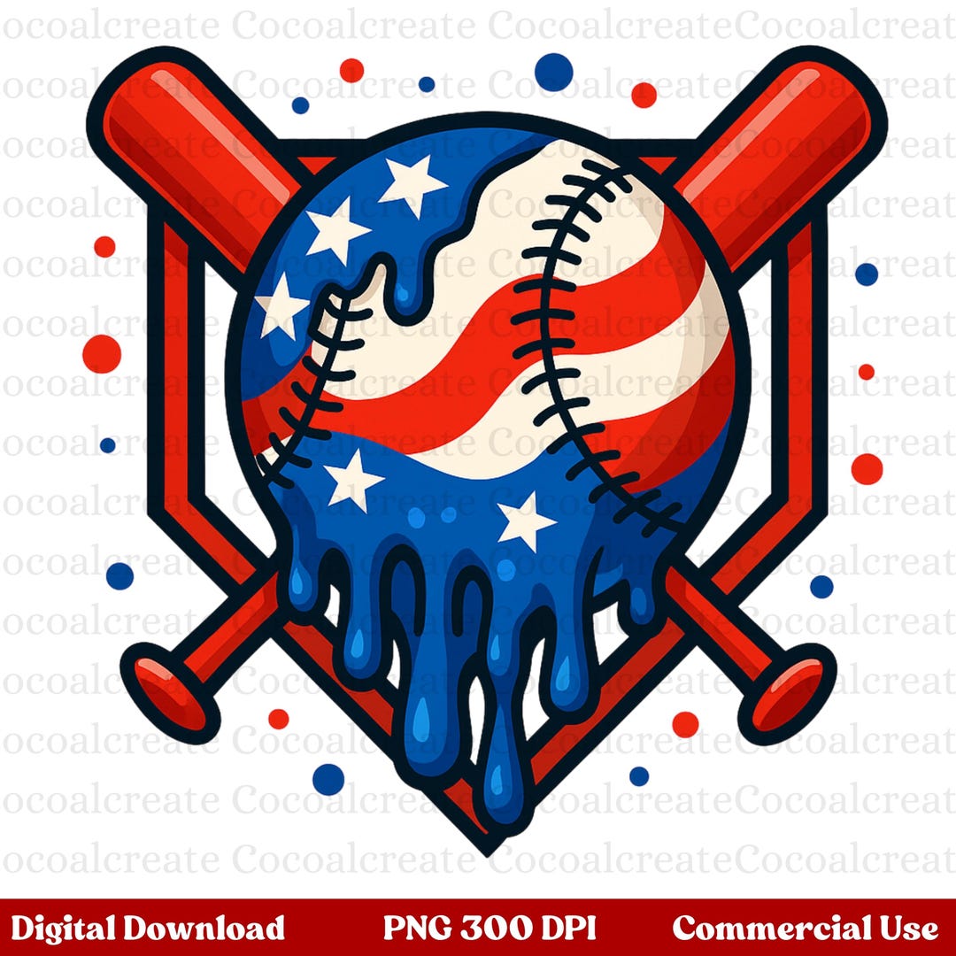 USA Baseball, Baseball Patriotic, American Flag Baseball, 4th of July ...