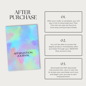 Daily, Empowerment Affirmation Journal Designed to Inspire Self ...