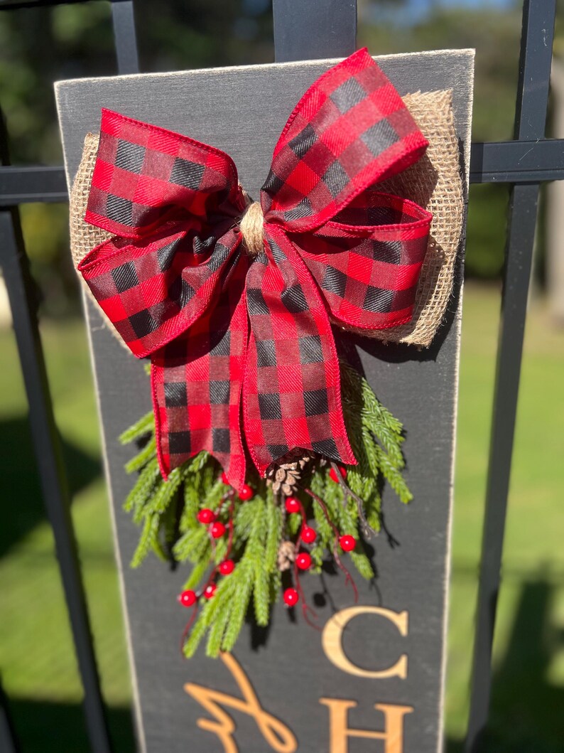 Merry Christmas Rudolf Porch Sign, 3D Wood Lettering, Holiday Leaner - Etsy