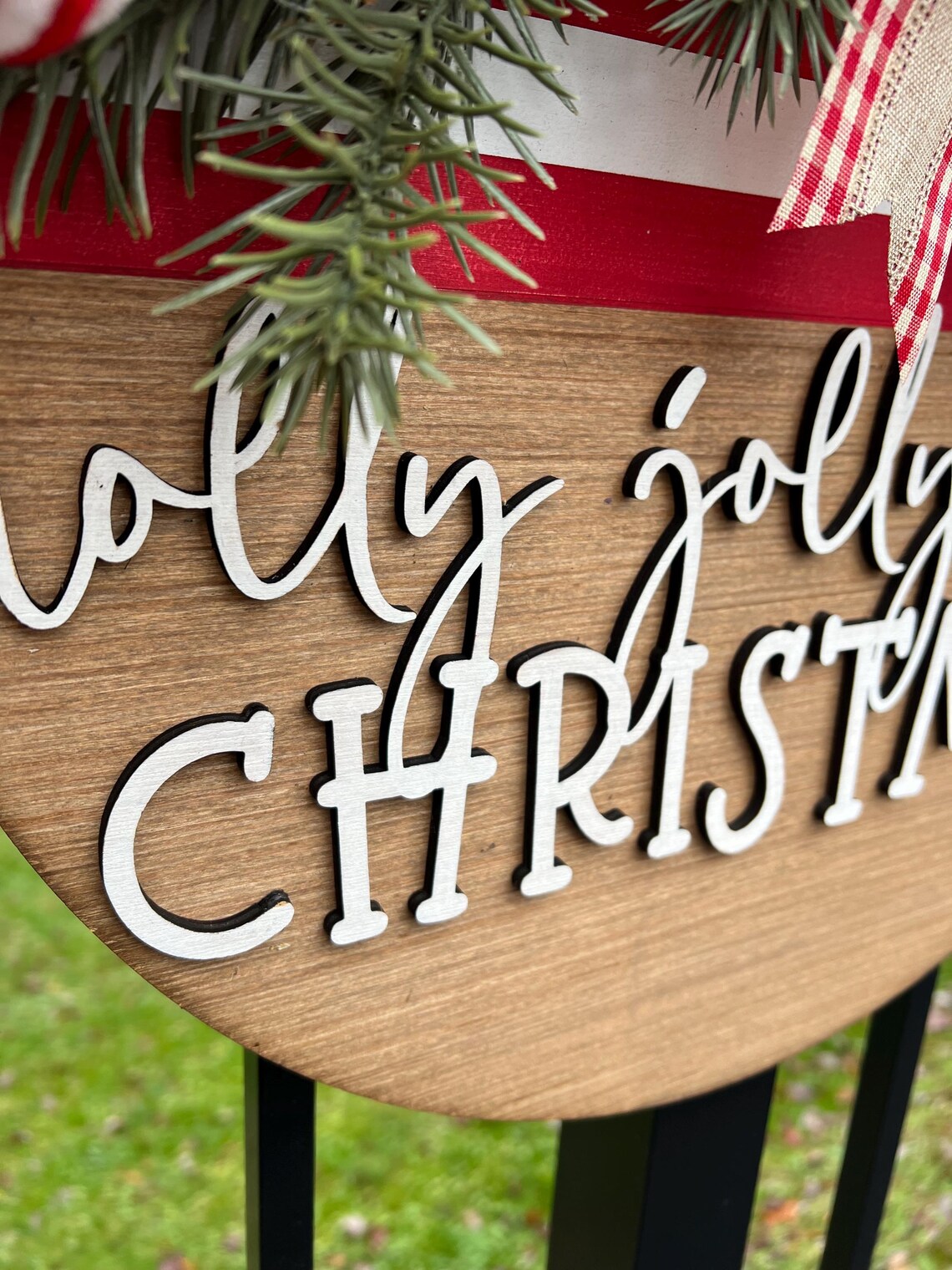 Santa Claus is Coming to Town Porch Leaner/porch Leaner/christmas Porch ...