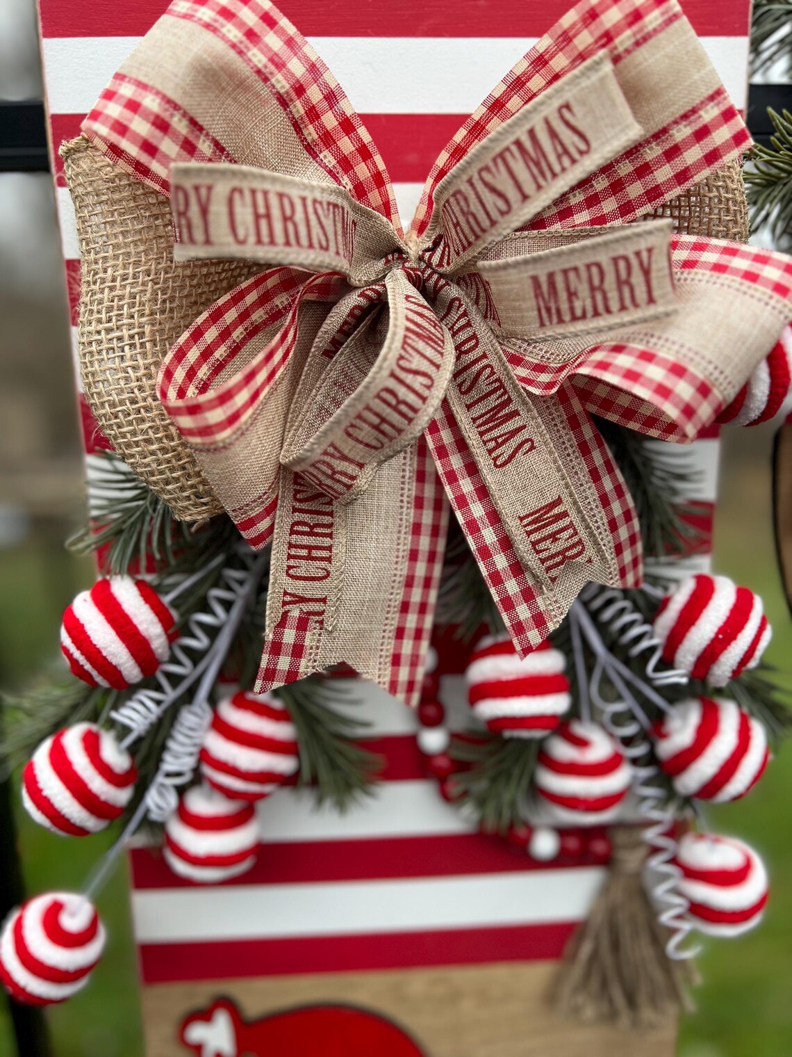 Santa Claus is Coming to Town Porch Leaner/porch Leaner/christmas Porch ...