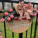 Santa Claus Porch Leaner, Holly Jolly Christmas Door Hanger - Etsy