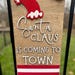 Santa Claus Porch Leaner, Holly Jolly Christmas Door Hanger - Etsy