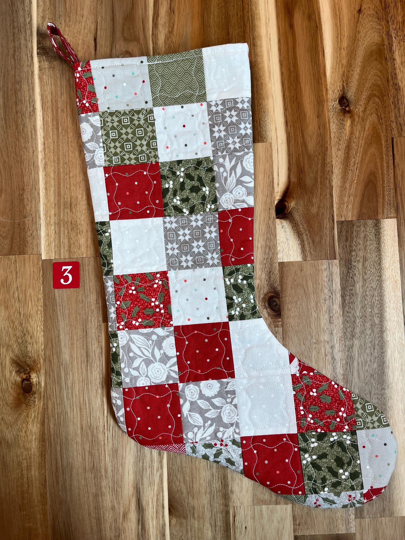 Quilted Holiday Christmas Stocking - Etsy
