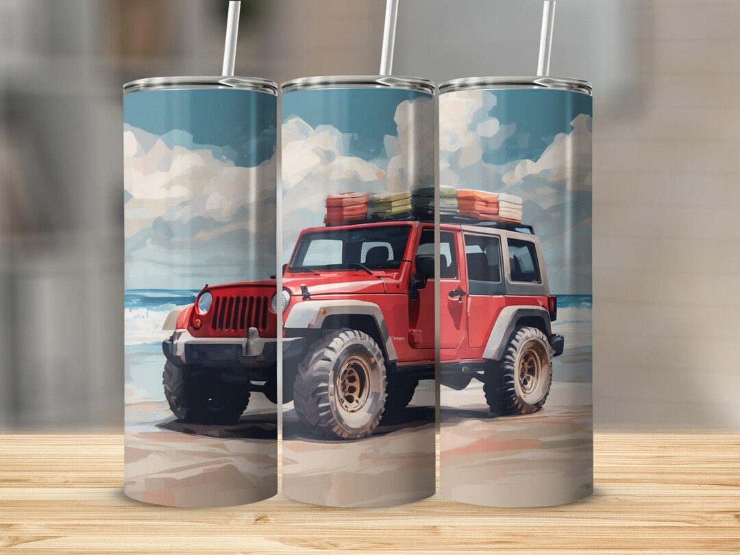 Jeep Beach Tumbler Wrap: Off-road Sublimation Design (digital Download ...