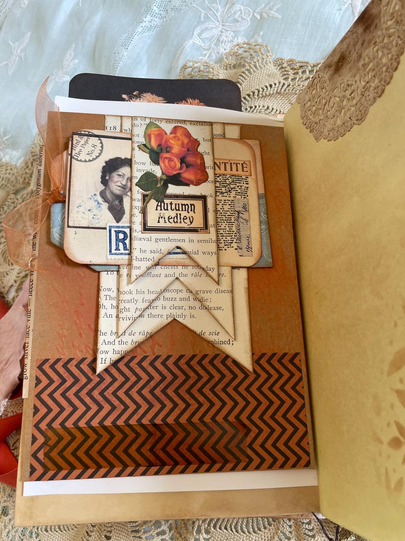 Fall Season Handmade Junk Journal Fall Junk Journal Exquisite Junk ...