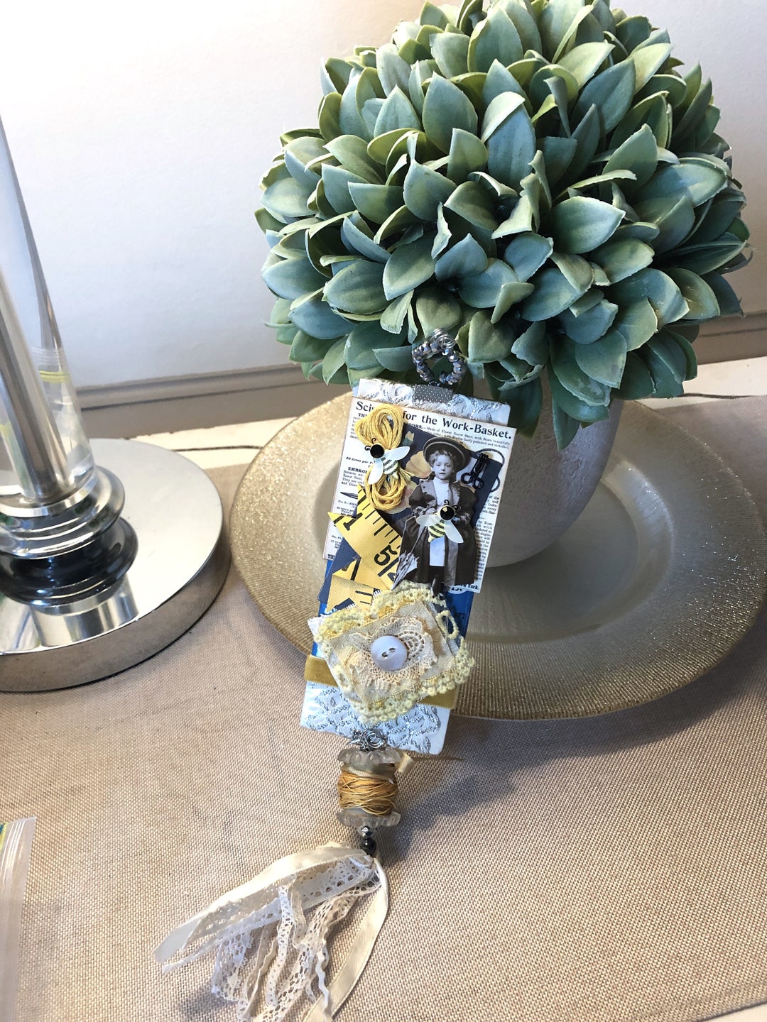 Rick Rack Ornament Seamstress Gift Crafter Gift Sewing-themed Ornament ...