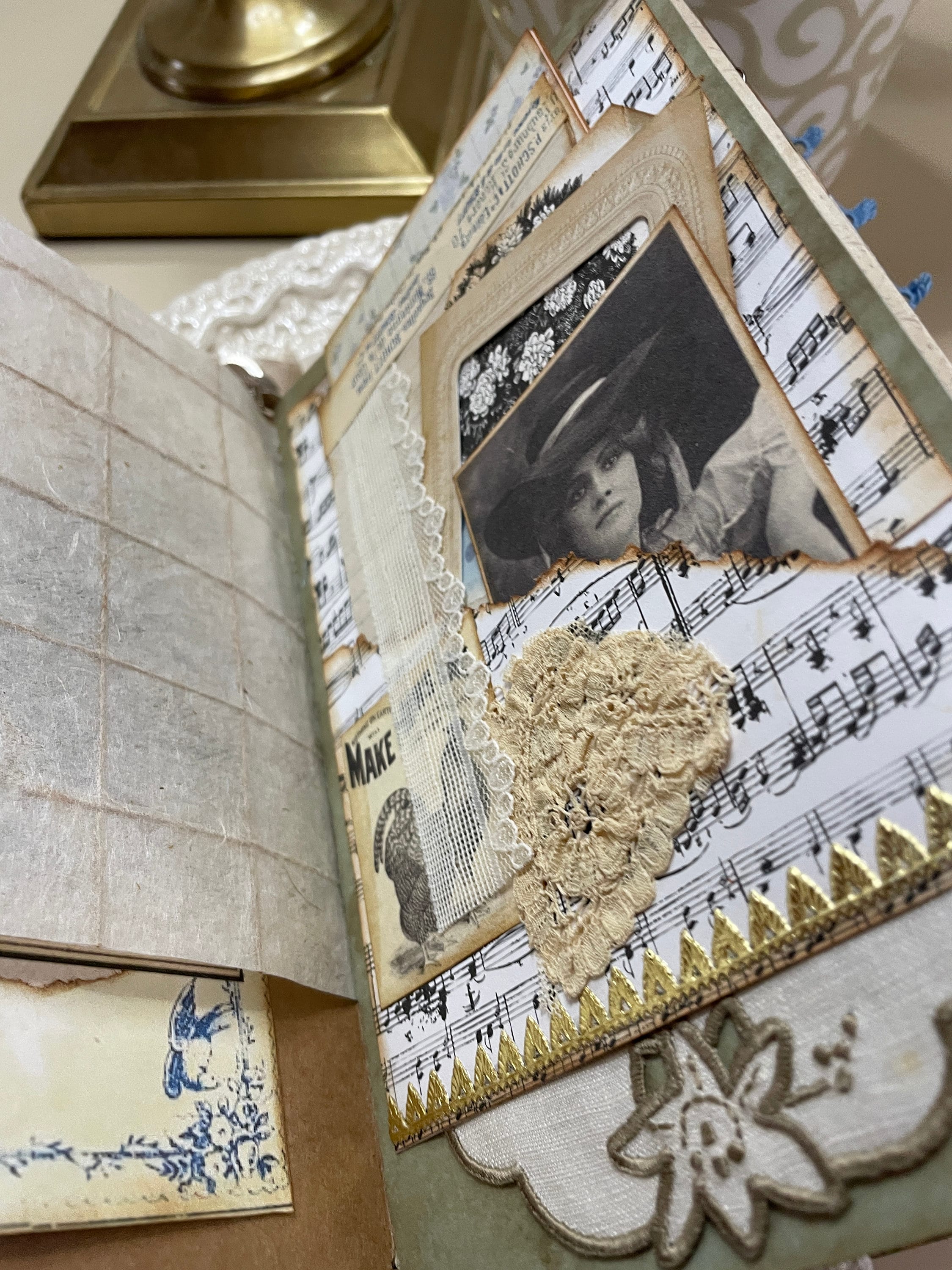 Handmade Junk Journal - Victorian Junk Journal - Exquisite Junk Journal ...