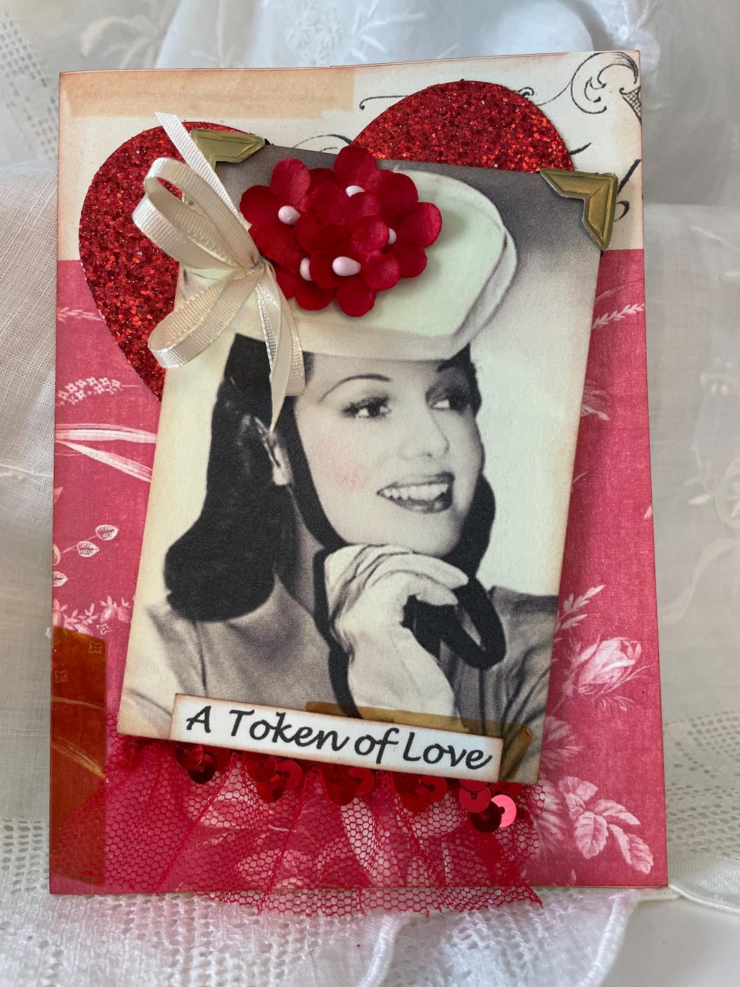 Handmade Birthday Card - Vintage-look Card - Vintage Style Birthday ...