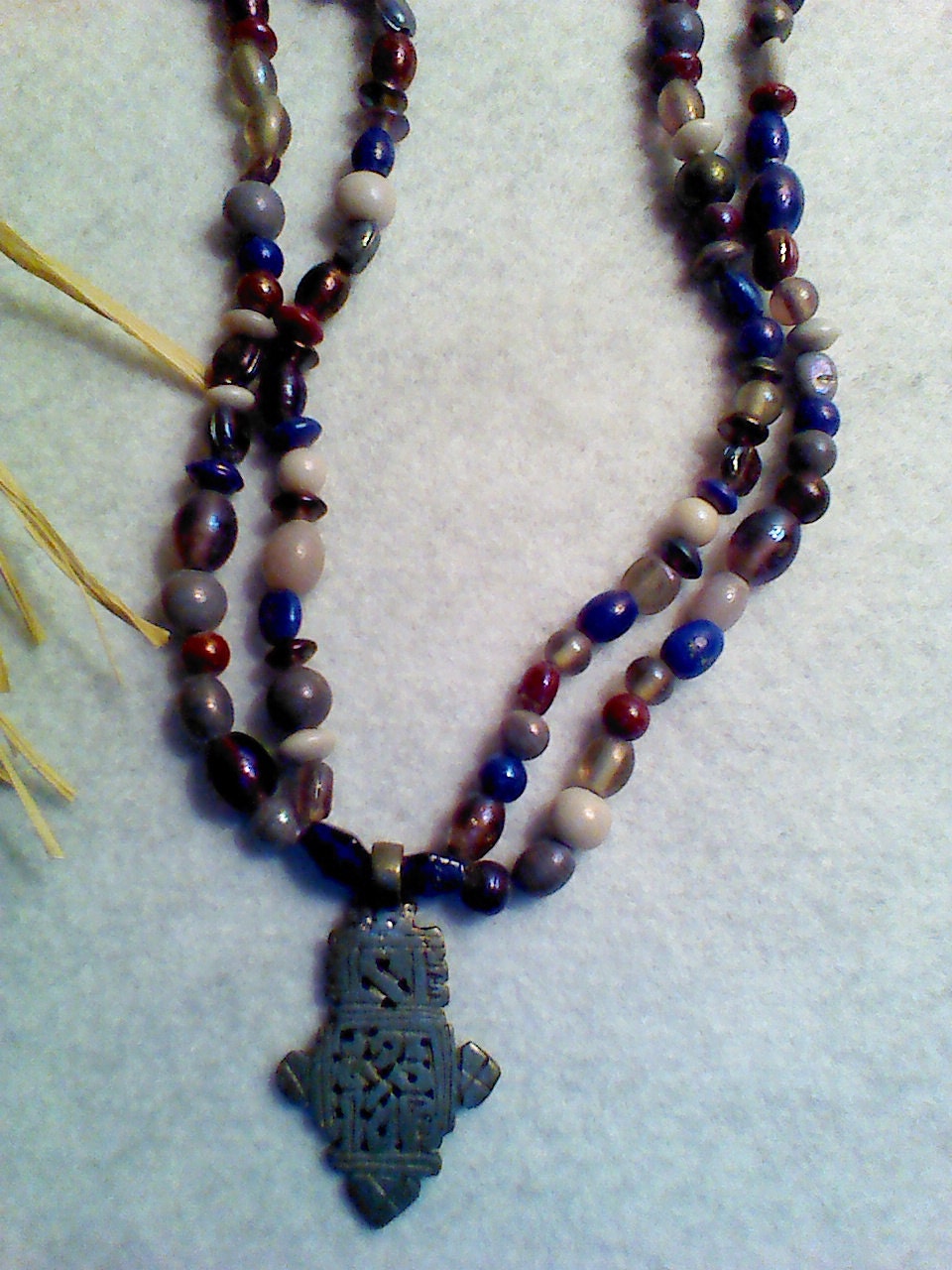 Boho African Ethiopian Cross - Etsy