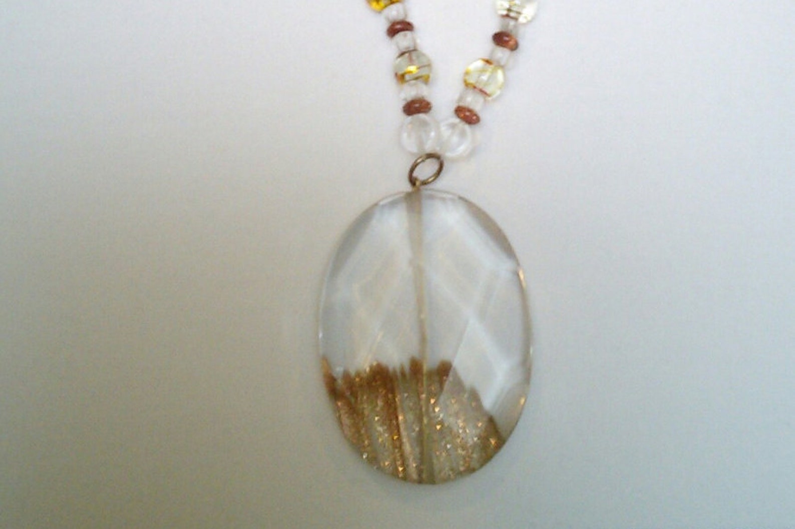 Gold Ice Pendant - Etsy