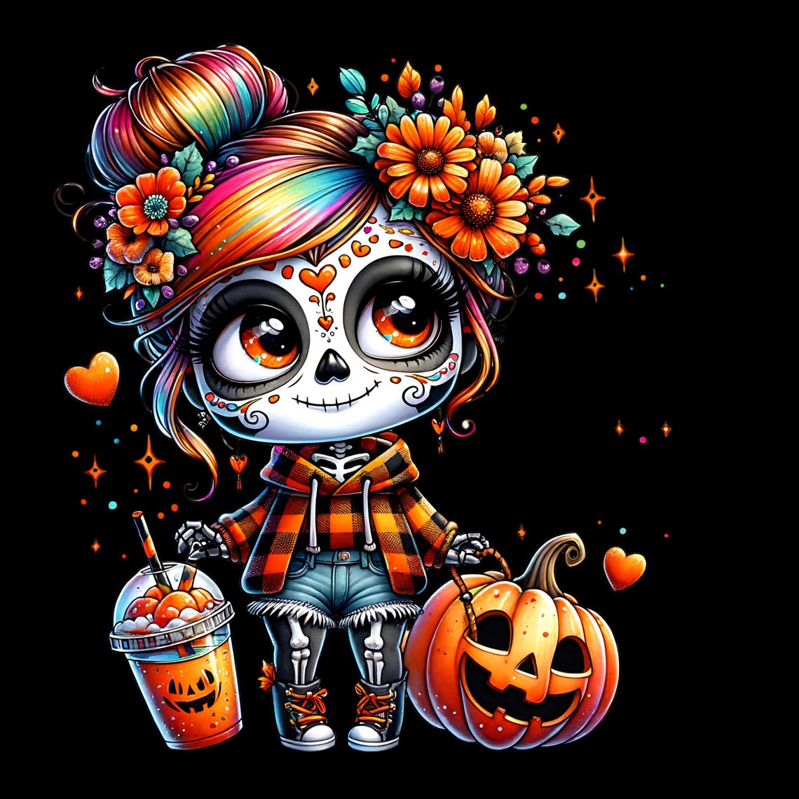 Candy Skull - Etsy