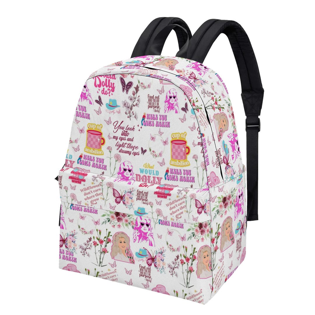 Custom Country Music Backpack, Dolly Parton Backpack, Have A Holly ...