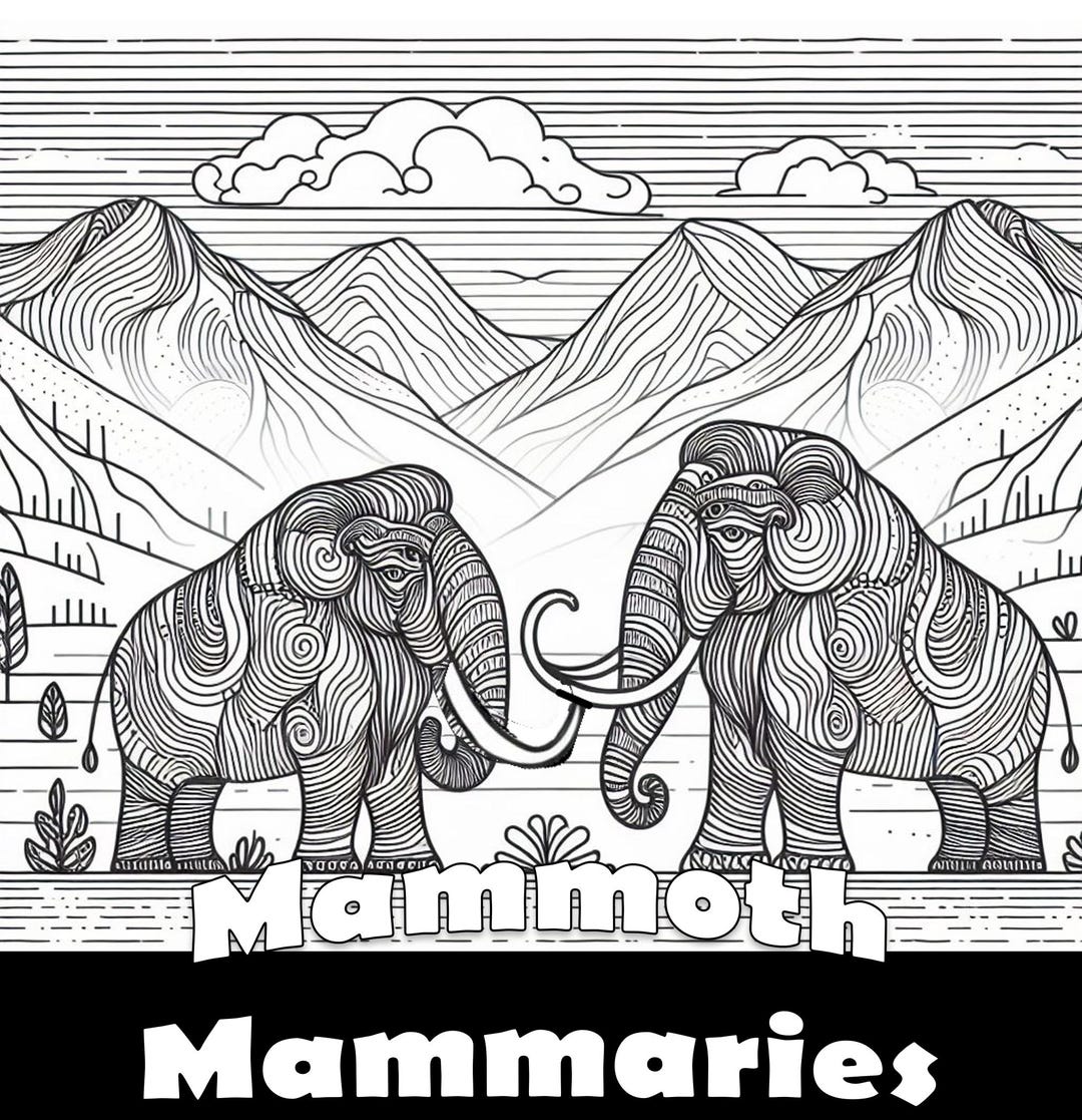 Thanks for the Mammaries Animal Collection 6 Printable Coloring Pages ...