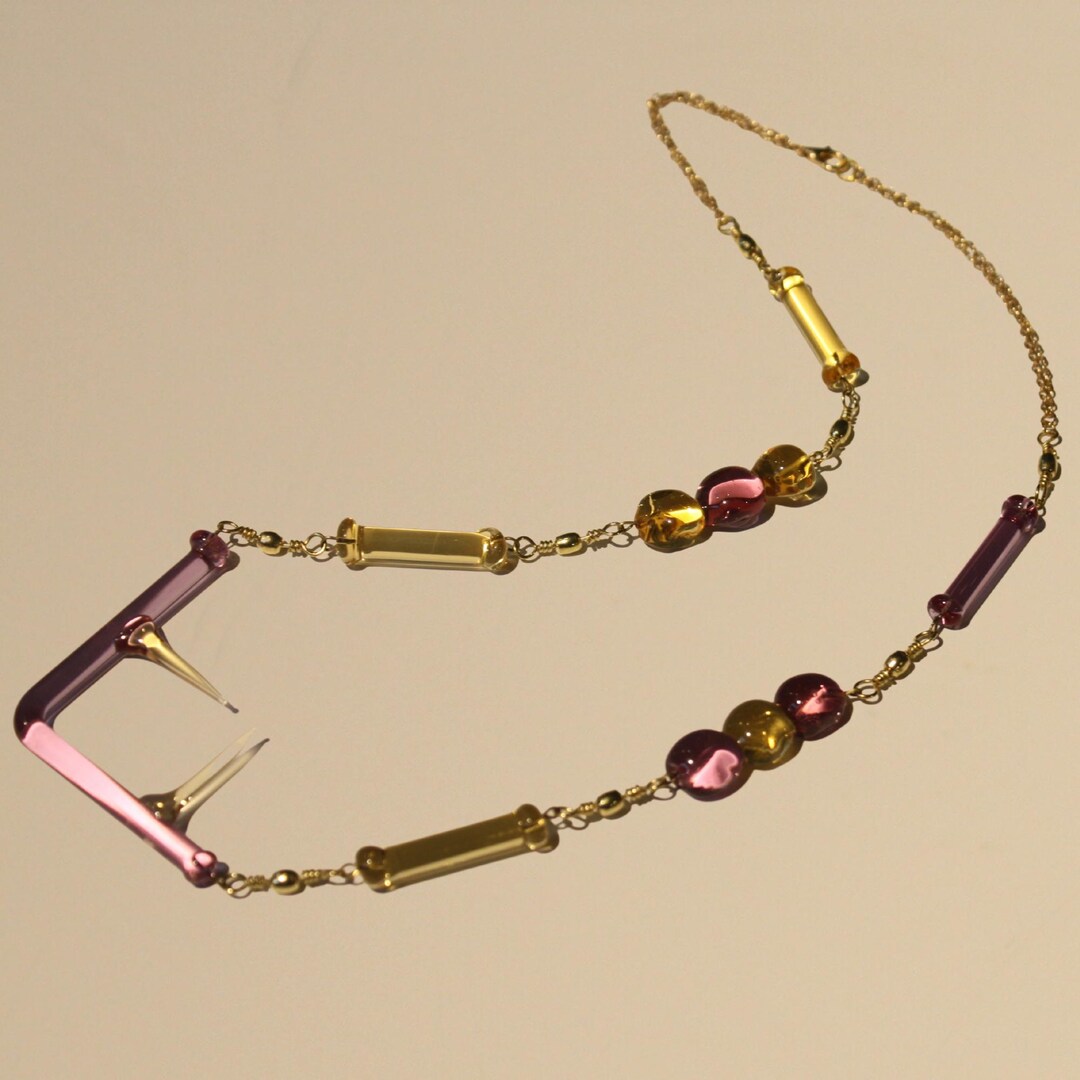 Lady Thorn | Murano Glass Necklace | Glass Jewelry - Etsy