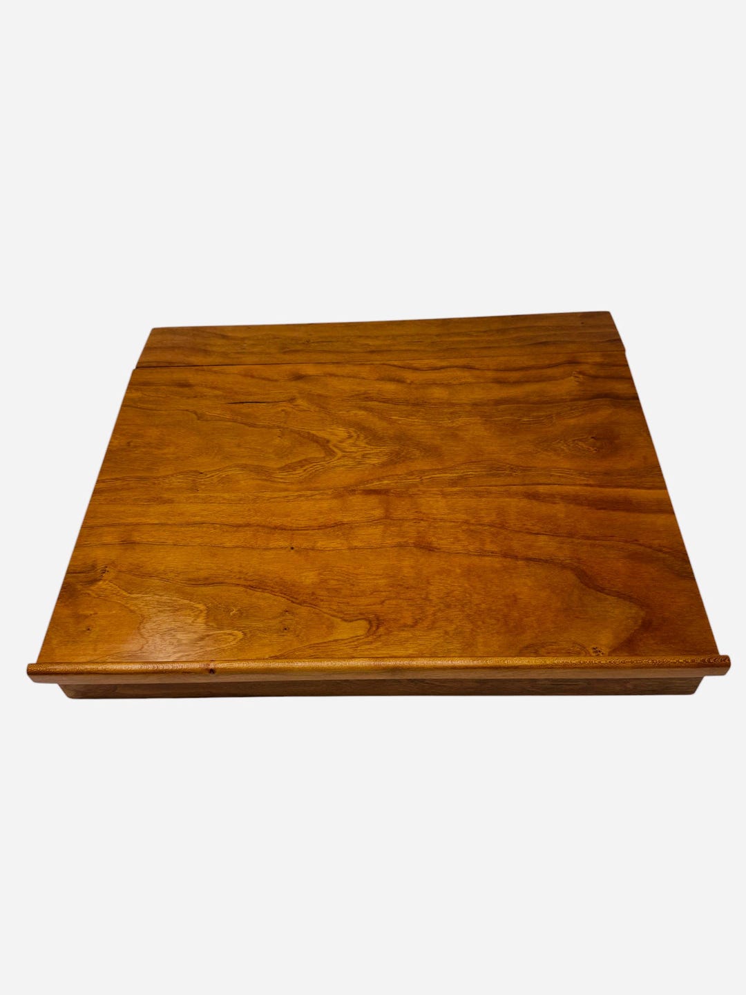 Large Cherry Lap Desk, Wood Writing Slope, Wood Writing Box, Sloping ...
