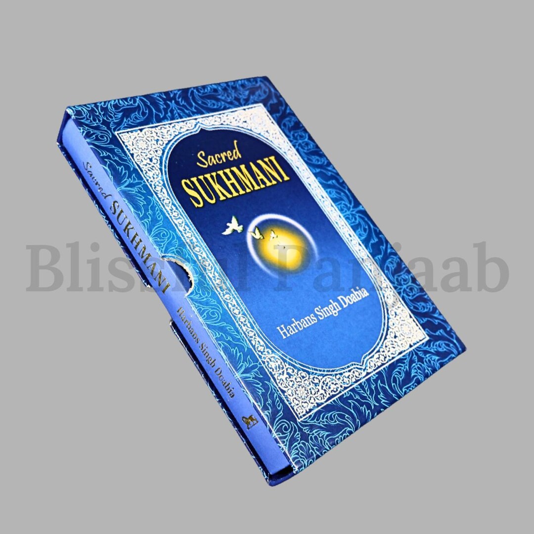 Sukhmani Sahib Gutka in English, Gurbani Sikh Holy Book, Sikh Items, - Etsy