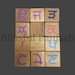 Gurmukhi Building Blocks for Kids, Punjabi Alphabet Wooden Blocks ...