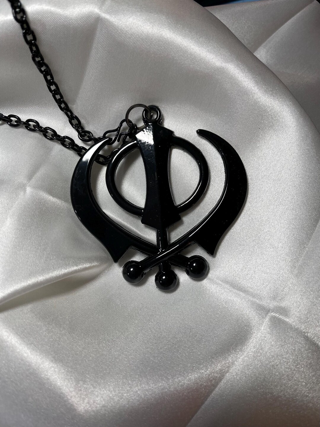 Metal Khanda Car Hanging: Sikh Ornament Gift - Etsy