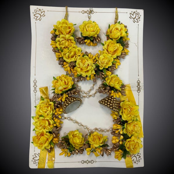 Buy Flower Jewelry for Haldi Online In India - Etsy India