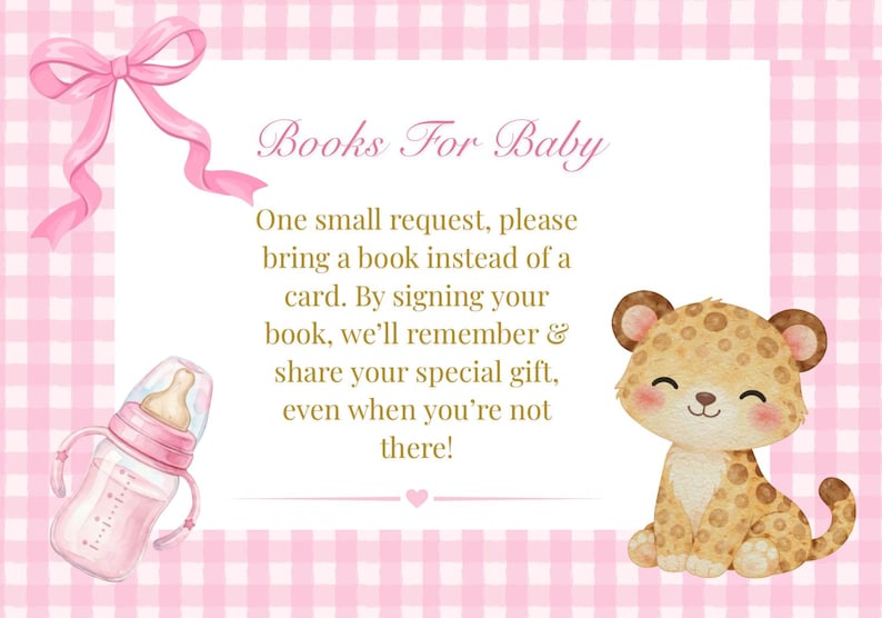 Pink Baby Shower Invitation Bundle | Safari Birthday Invitation | 5 ...
