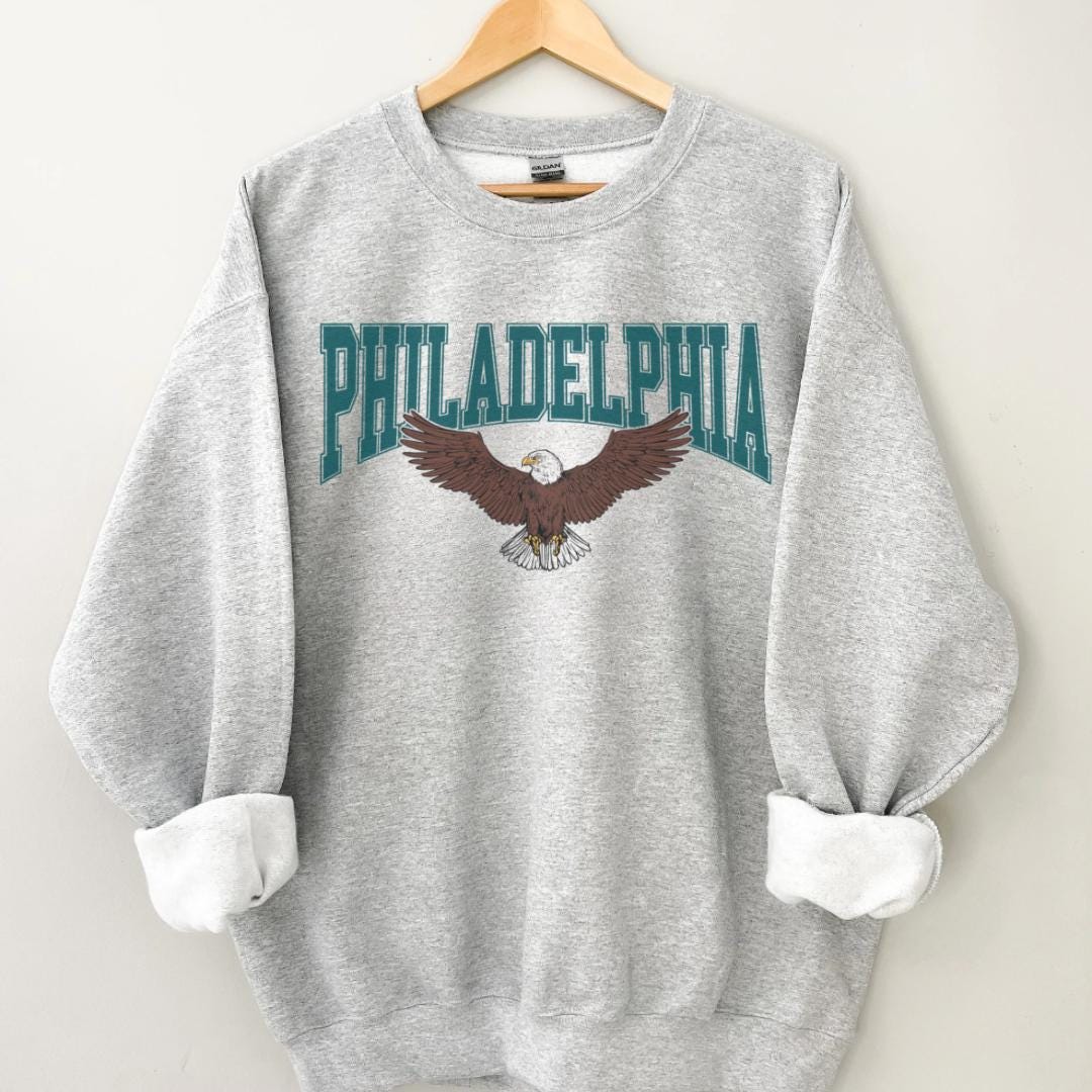 Vintage Philadelphia Football Sweatshirt , Philadelphia Football Shirt ...