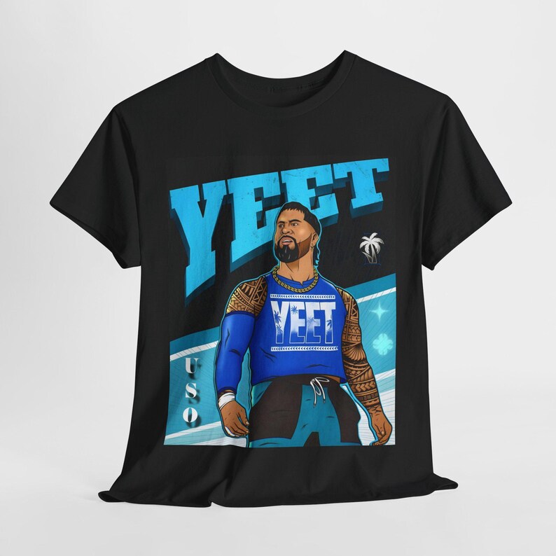 WWE Fan T-shirt, Jey Uso Yeet Wrestling Apparel, Unisex Tee Heavy ...