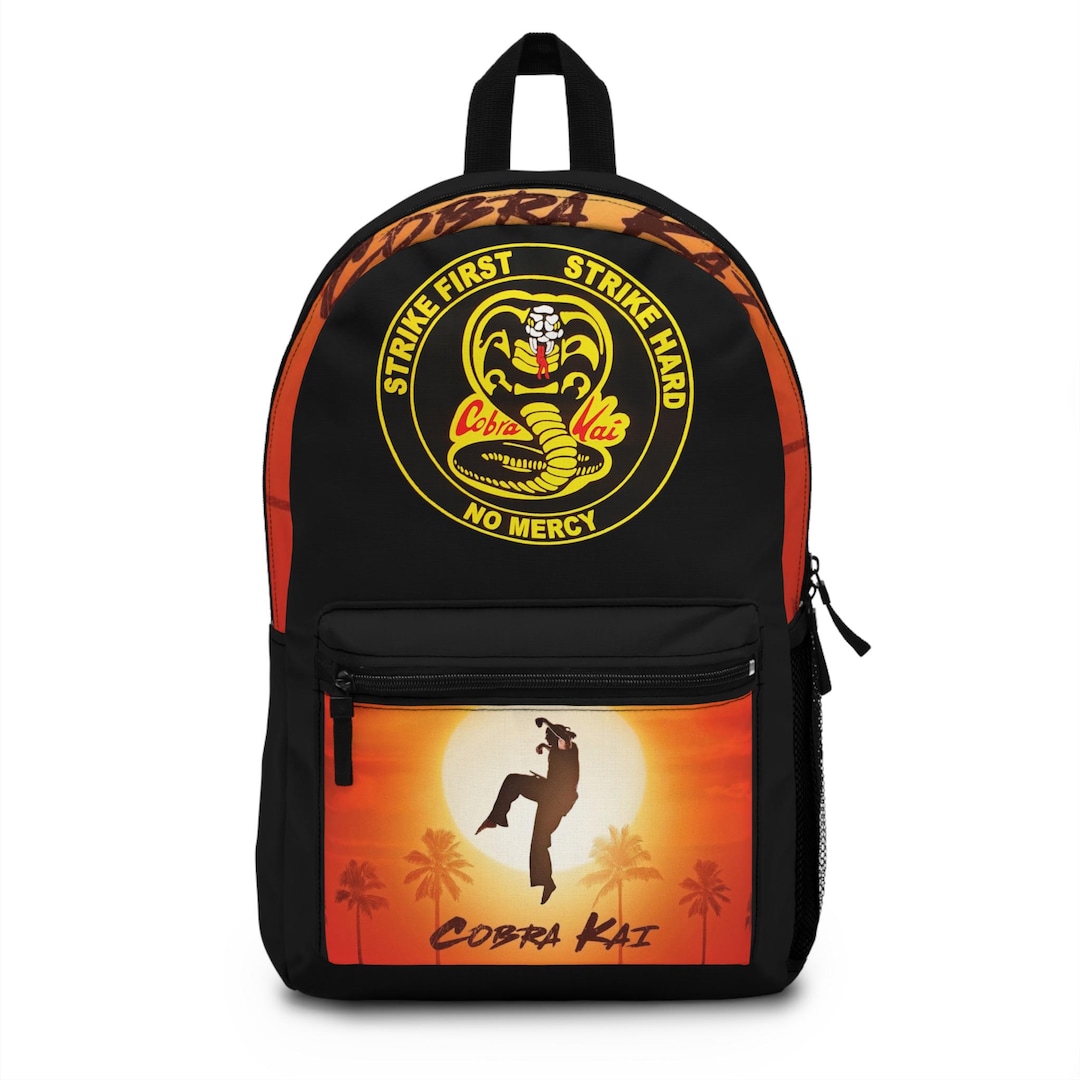 Cobra Kai Backpack, Martial Arts Gear, School Bag, Netflix, - Etsy