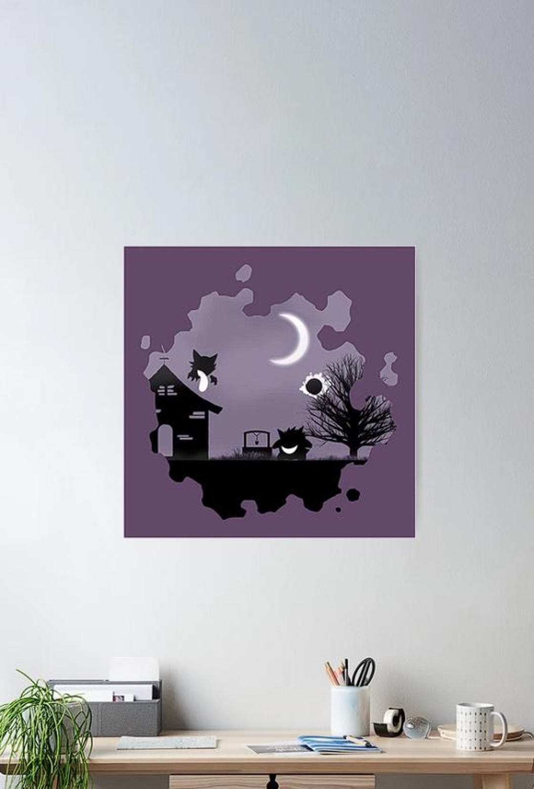 Pokemon Gastly Gengar Evolution Line Window-view Poster - Etsy UK